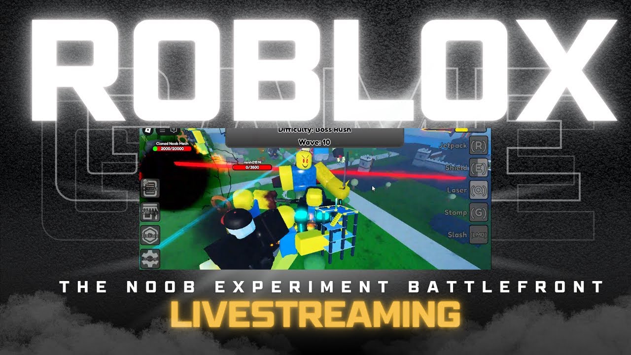 The Noob Experiment Battle : multiverse noob mech 2.0 LIVE - YouTube