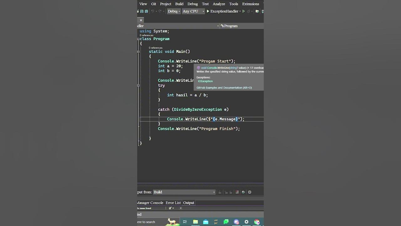 Advanced C# Lesson 95: Effective Exception Handling Techniques 🛠️🔥 - YouTube