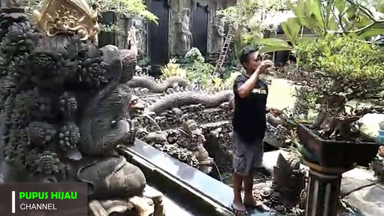 Perpaduan seni bonsai dan seninya arsitektur bali. ( puri langon ubud ...