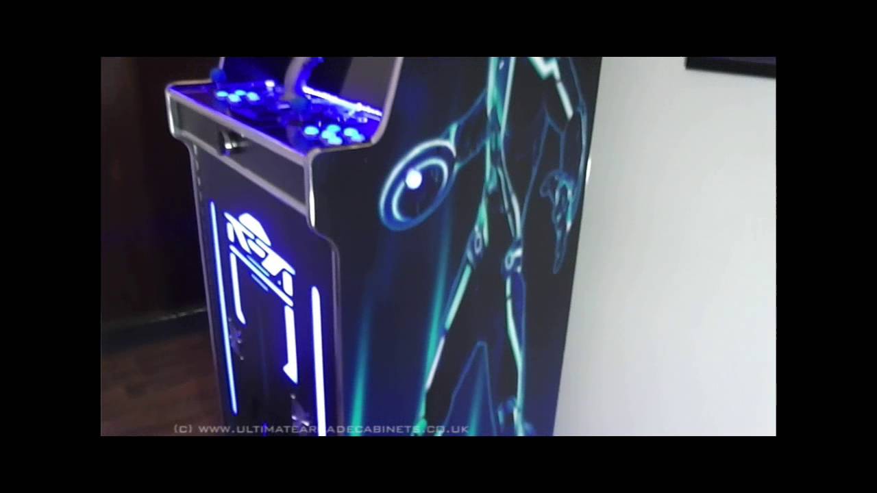 custom build Tron Legacy retro Arcade Machine - YouTube