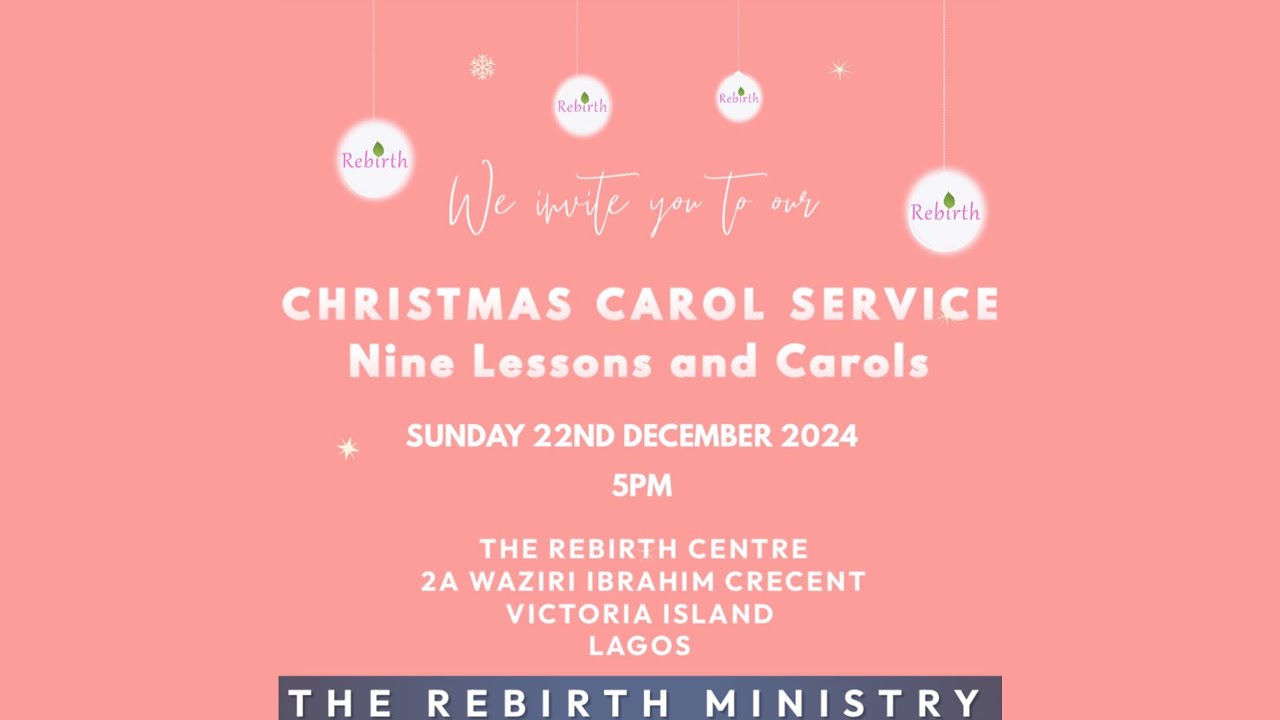 CHRISTMAS CAROL SERVICE - Nine Lessons and Carols - YouTube