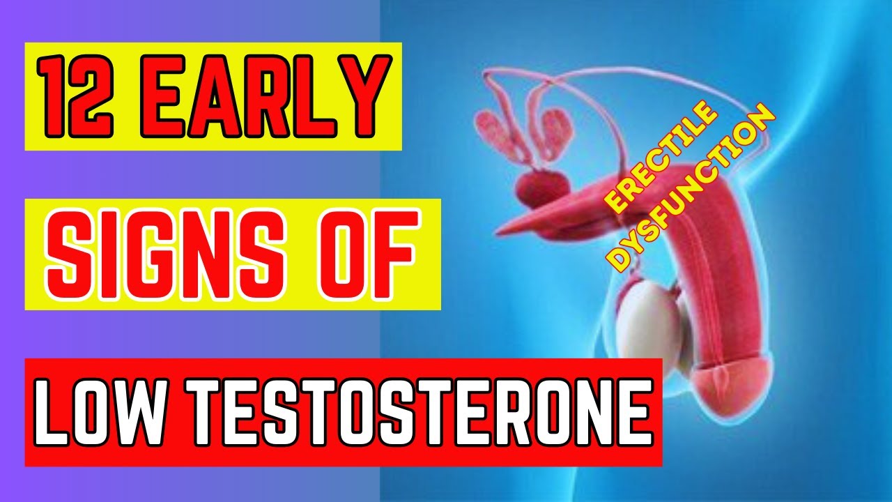 12 Warning Signs of Low Testosterone Levels In Males | The Health Place ...