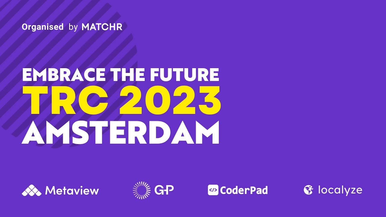 TRC 2023 Amsterdam | Tech Recruitment Conference 2023 Highlights - YouTube