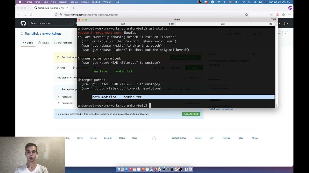 RS School Basics - s01e10 - Git Workshop (Part 1) - YouTube