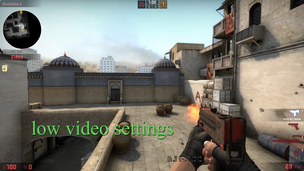 CSGO Skin Showcase Mac-10 Aloha - YouTube