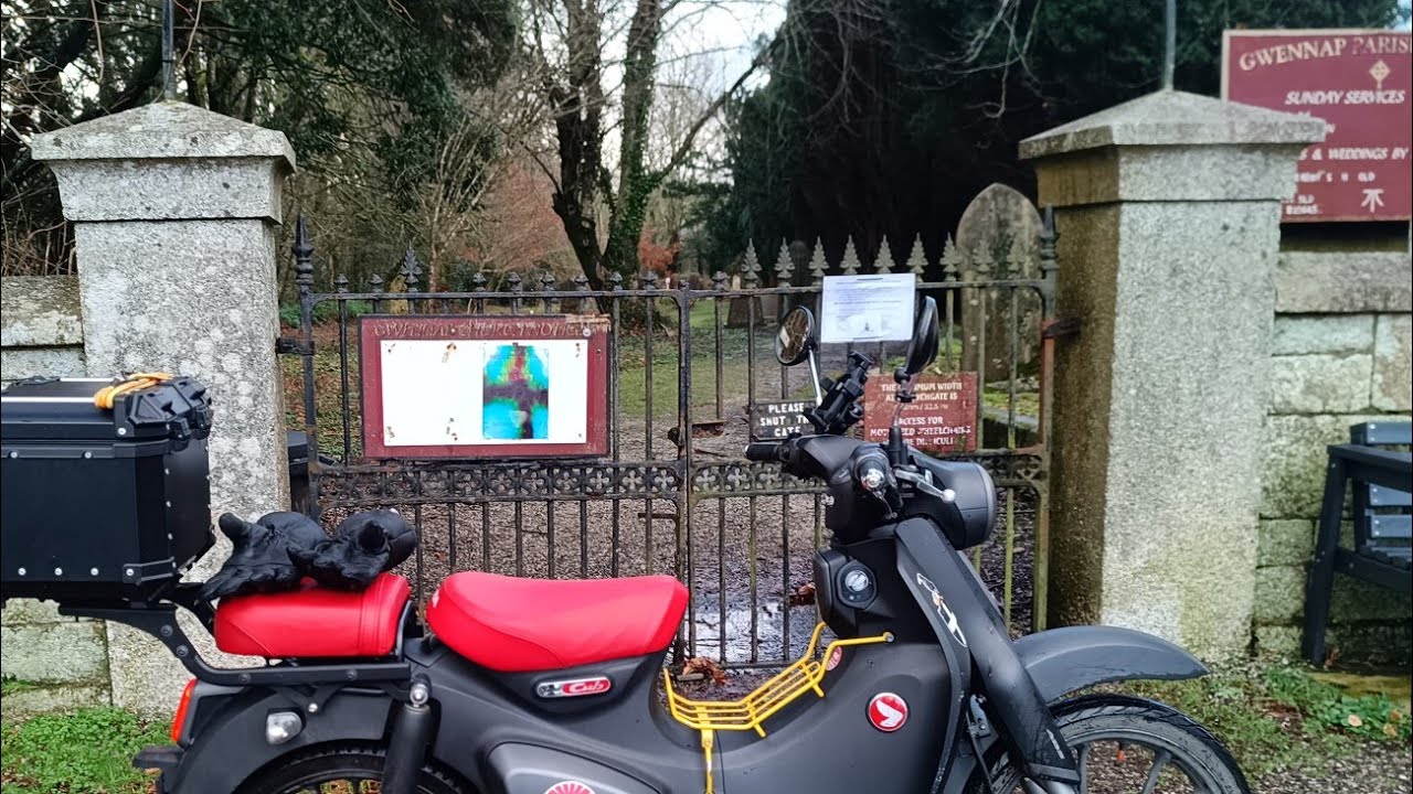 CORNISH HONDA SUPER CUB ADVENTURES. POOL TO GOONHAVEN - YouTube