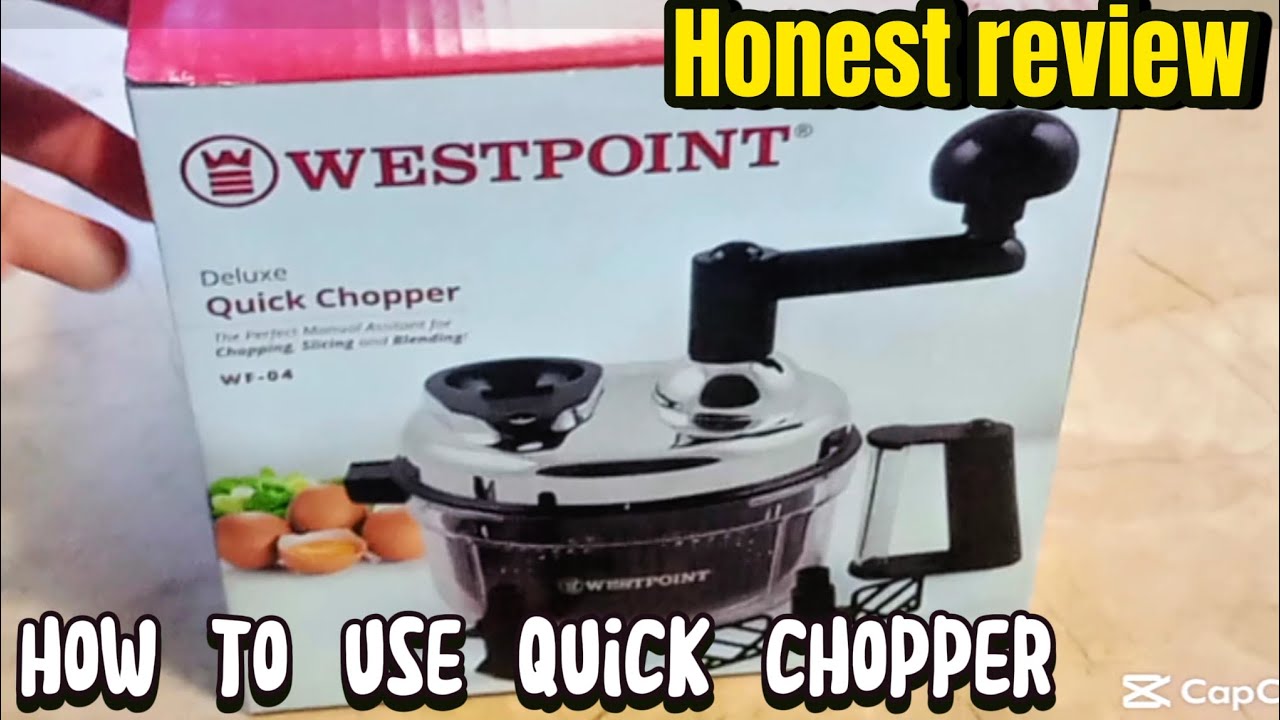 How to use quick chopper | handy chopper review | west point quick ...