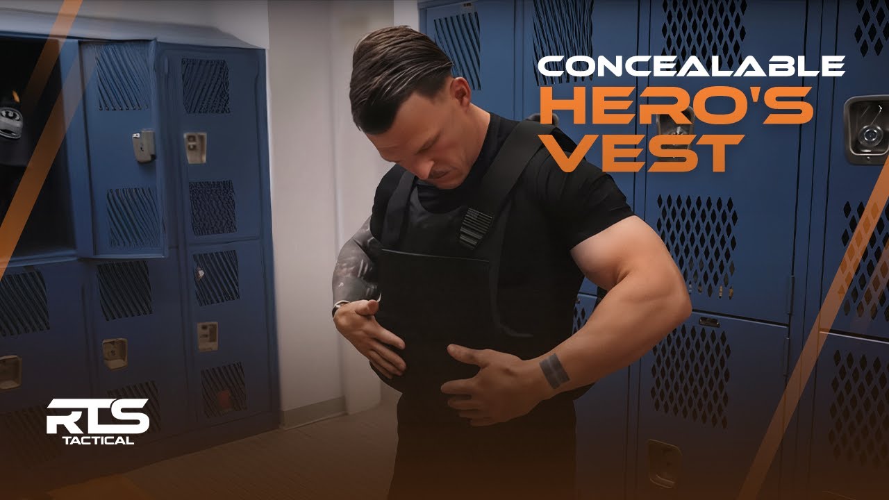 RTS Tactical Concealable Hero's Vest - Be Fearless. - YouTube