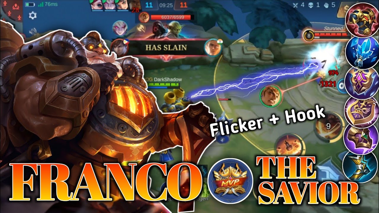 Franco | Franco Gameplay | MLBB | FRANCO BEST BUILD 2024 - YouTube