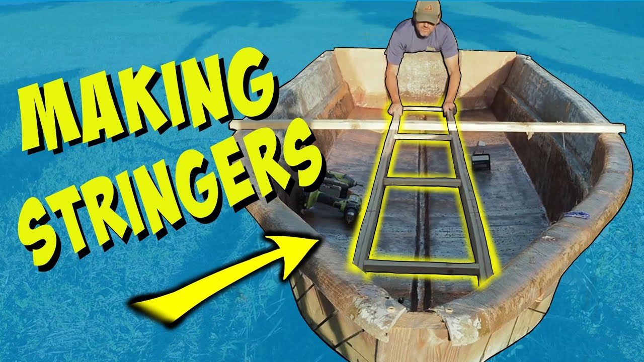 Let's Make and Install NEW Stringers - My Project Dream Boat - YouTube
