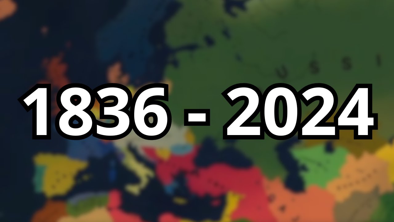 AGE OF HISTORY 2 TIMELAPSE (1836 - 2024) - YouTube