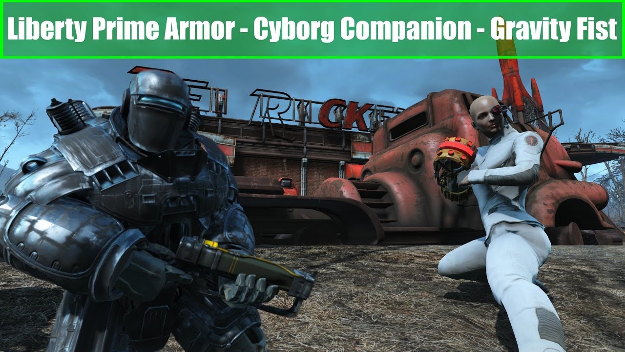 Fallout 4 Mods Liberty Prime Armor - Secret Agent Suit - Gravity fist ...