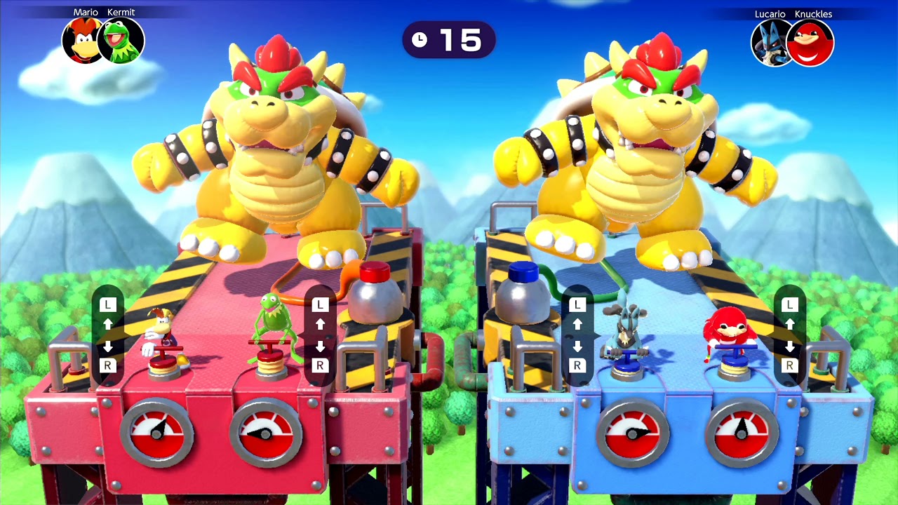 Mario Party Superstar - Minigames - Mario vs Kermit vs Lucario vs ...