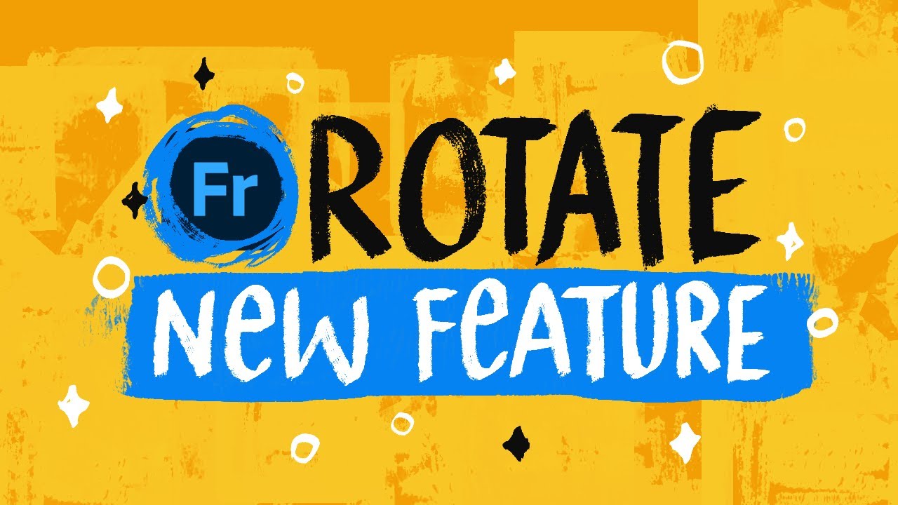 Adobe Fresco New Feature - ROTATE - YouTube