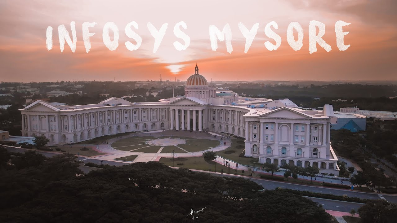 INFOSYS MYSORE AERIAL CINEMATIC VIEW #infosys #aerialview - YouTube