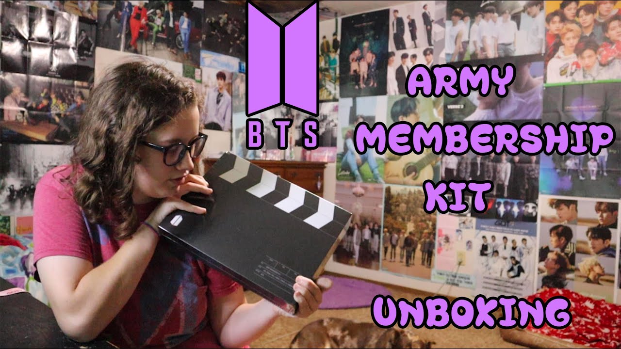 BTS (방탄소년단) ARMY MEMBERSHIP KIT UNBOXING - YouTube