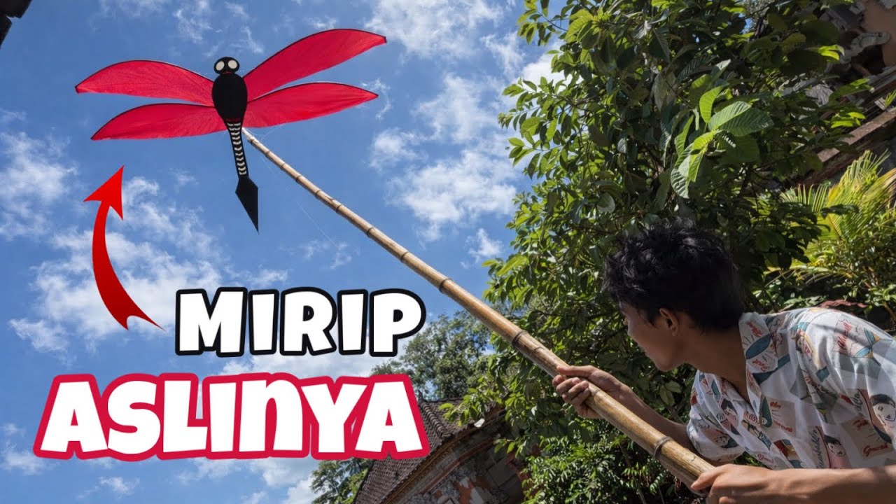 LAYANGAN INI TERBANG SEPERTI ASLI‼️ CAPUNG MERAH - YouTube