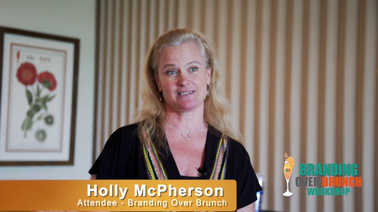 Holly MacPherson Reviews Branding Over Brunch Workshop with Faith James - YouTube