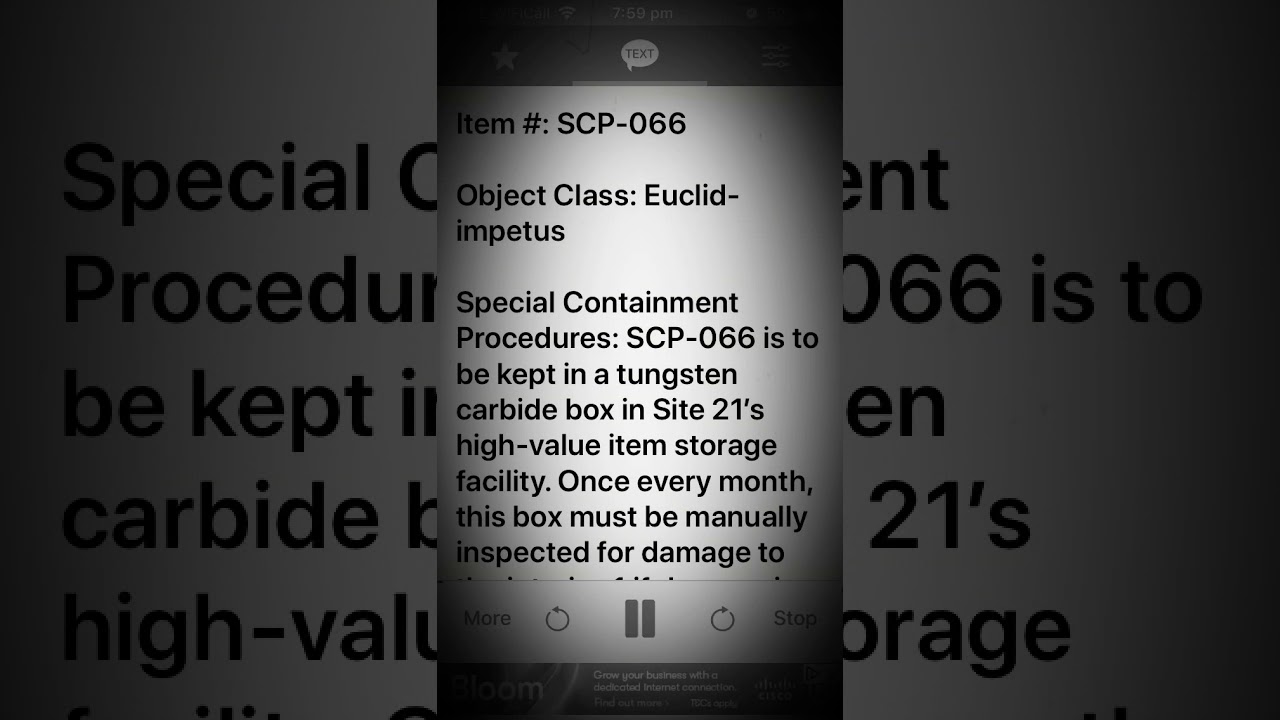 Scp 066 Eric's Toy - YouTube