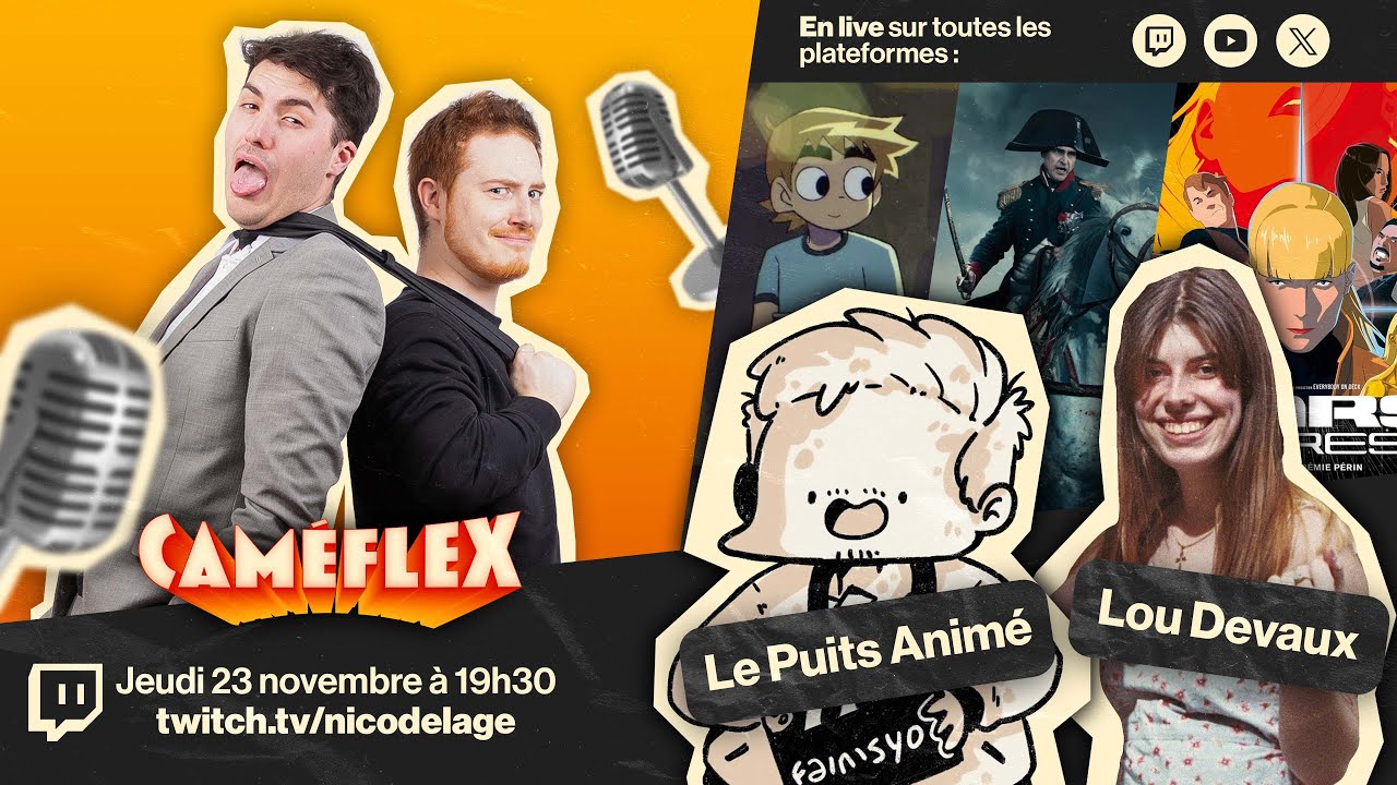 Caméflex avec Le Puits Animé et Lou Devaux (Mars Express, Scott Pilgrim...) - YouTube