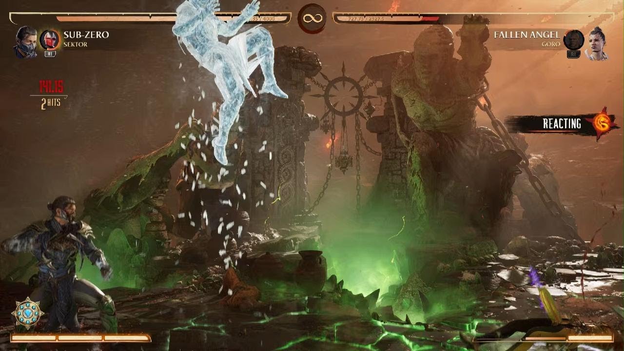 Mortal Kombat 1 Sub Zero VS Titan Ashirah No More Bugged - YouTube