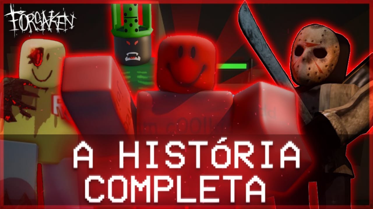 A HISTÓRIA COMPLETA DE TODOS OS KILLERS DE FORSAKEN - ROBLOX - YouTube