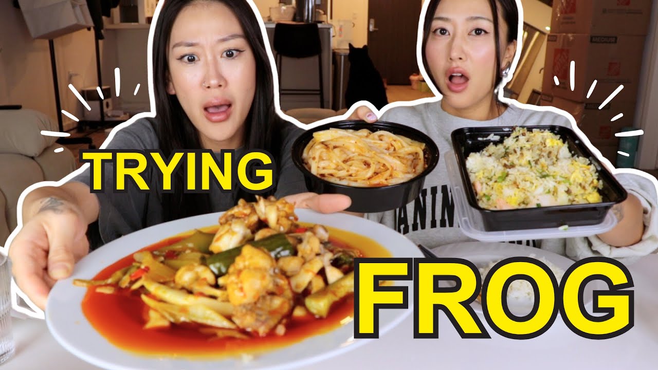 🐸 TRYING FROG FOR THE FIRST TIME + UNNIE TALKS💕 - YouTube