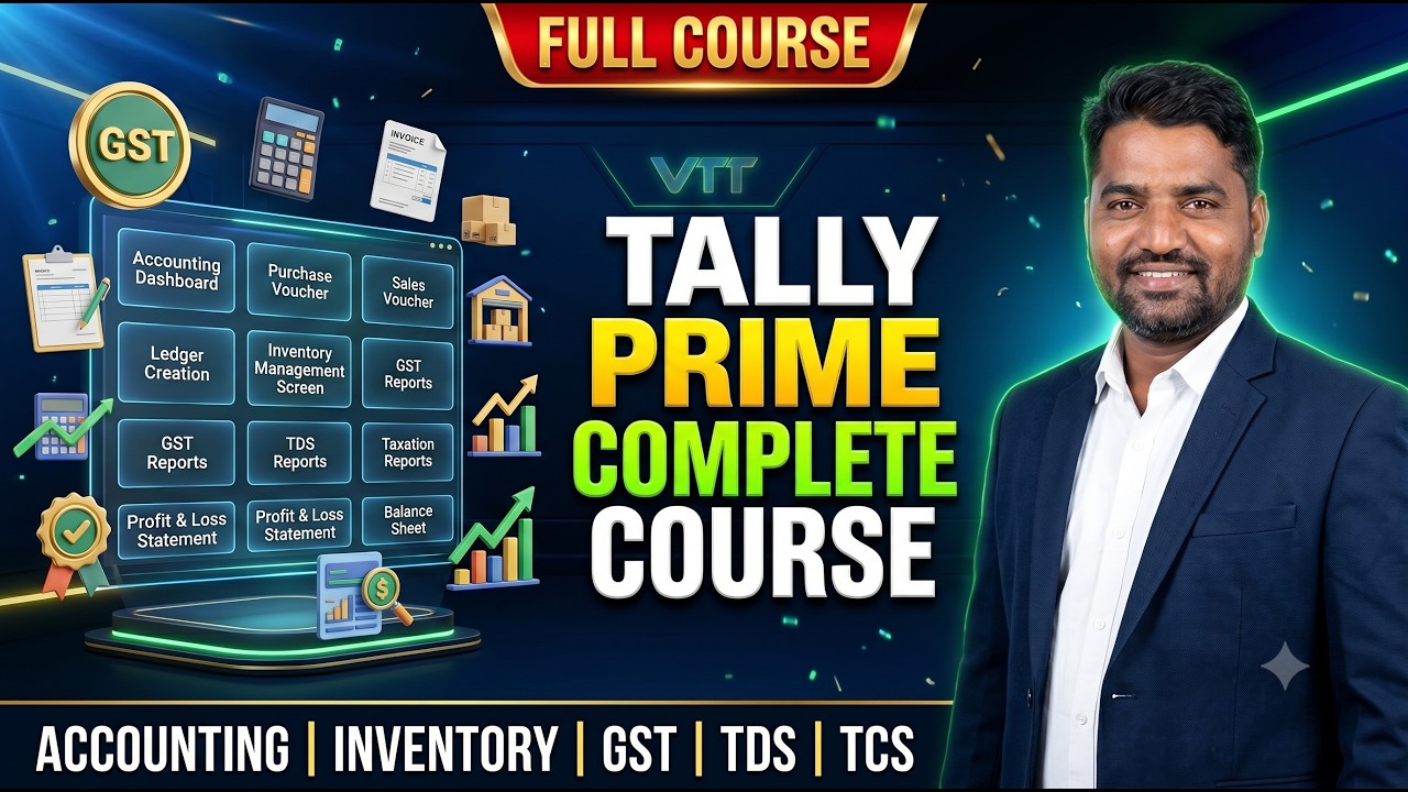 Tally Prime: The Complete Course (Part 1) - YouTube