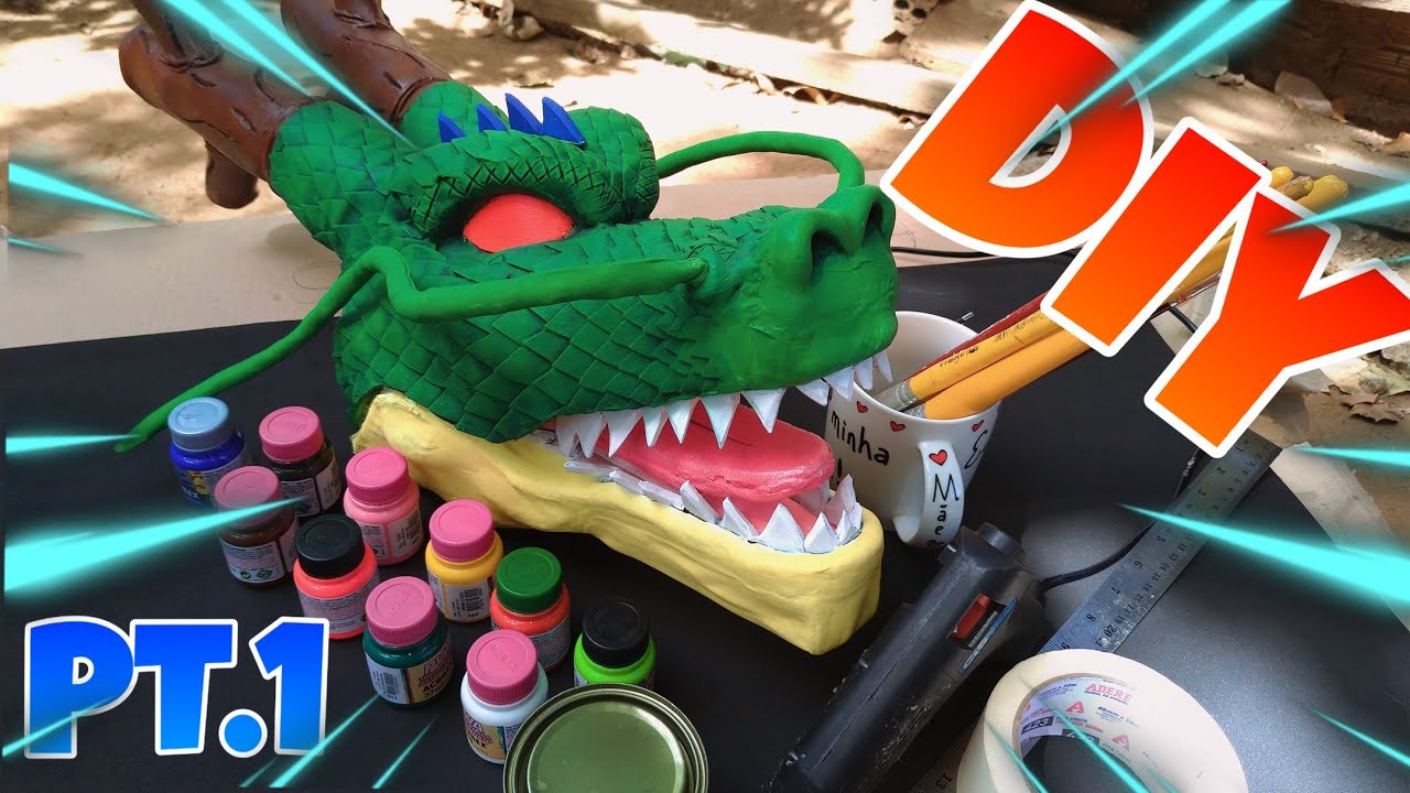 DIY - SHENLONG DRAGON BALL - DIY SHENRON - YouTube