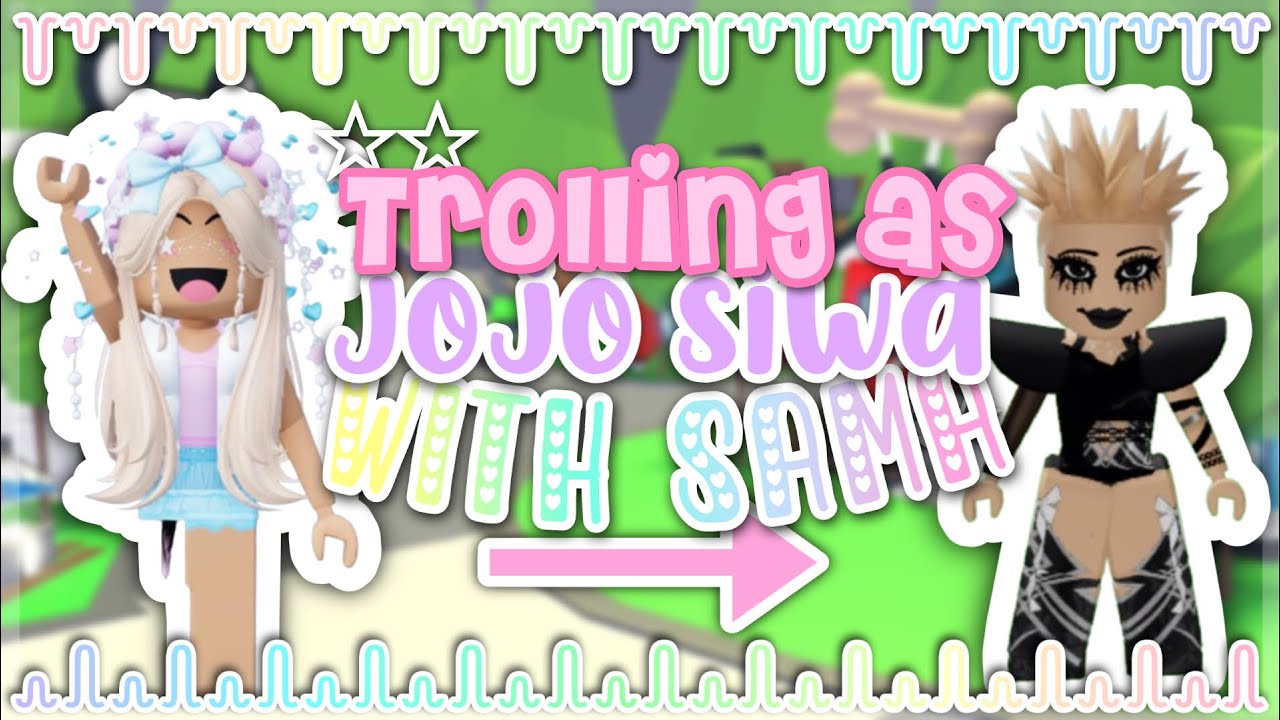 TROLLING AS JOJO SIWA IN ROBLOX ADOPT ME *FUNNY* W @Iquitsorryyy # ...