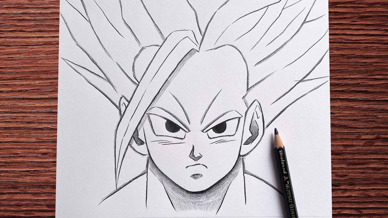 How to draw Gohan | Easy to draw - YouTube
