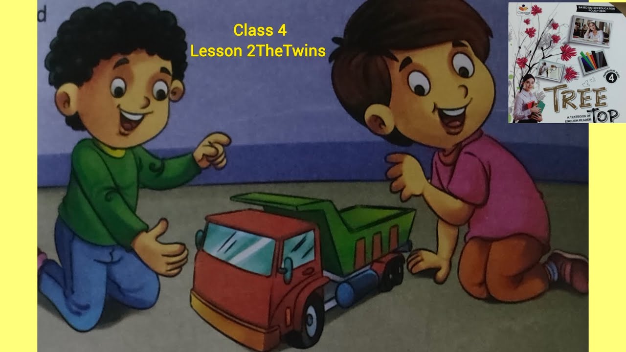 Class 4 English reader book Lesson 2 The Twins from classera book 📚 ...