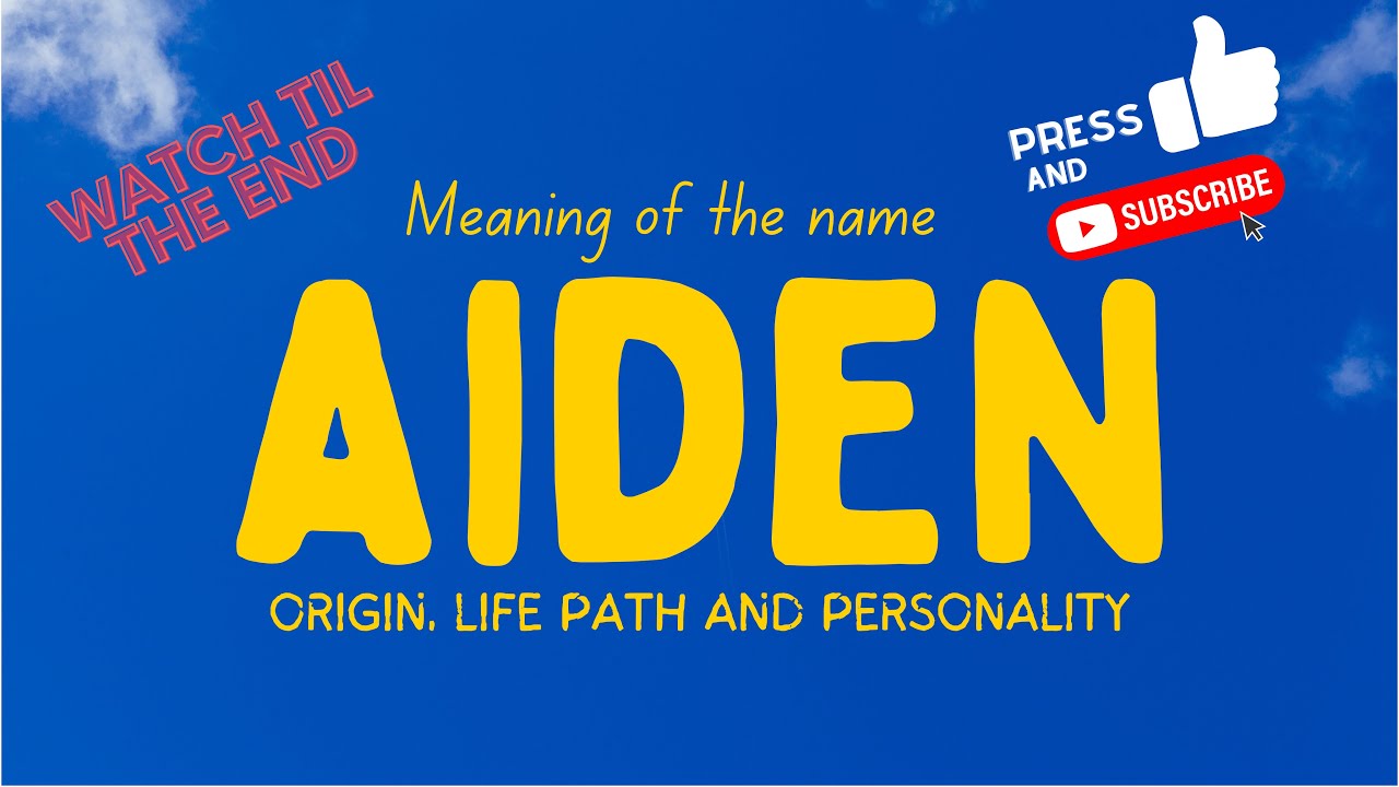 Is Aiden a Biblical Name? The Surprising Origin You Need To Know ...
