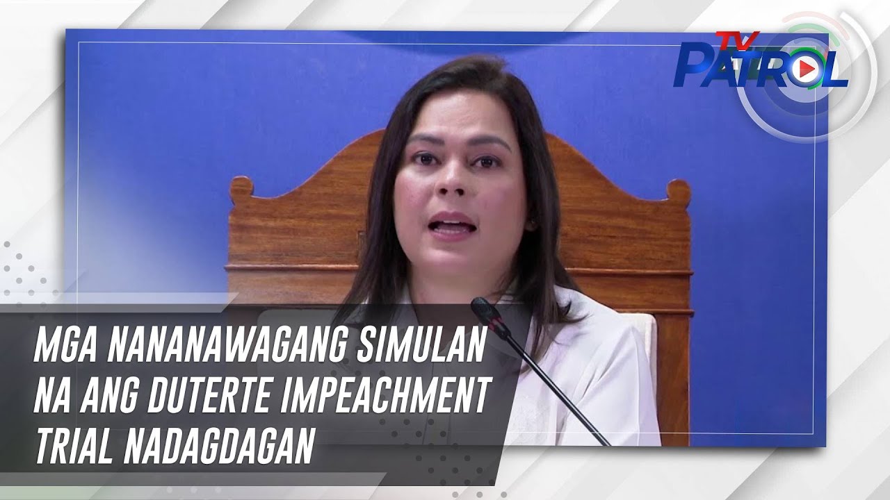 Mga nananawagang simulan na ang Duterte impeachment trial nadagdagan ...