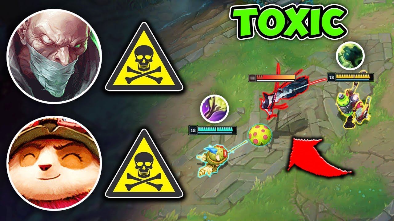 This is the most TOXIC way to play League of Legends (WARNING ...