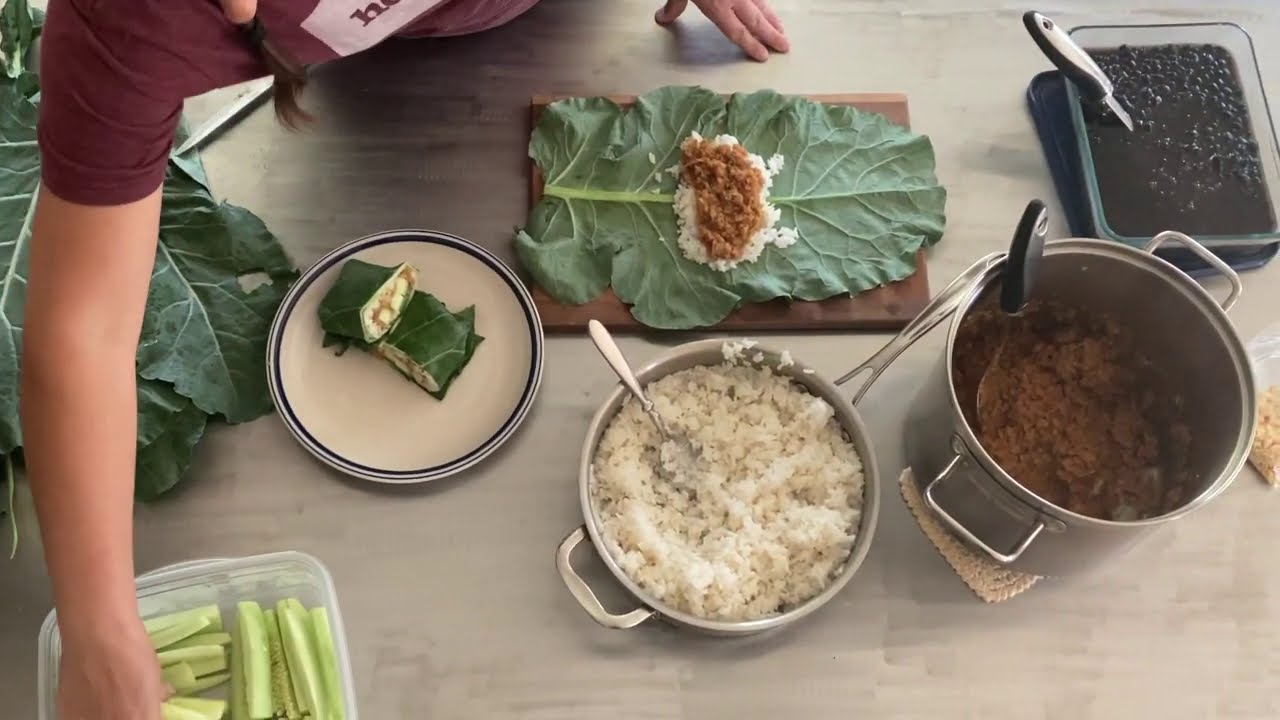 How to Make Broccoli Green Wraps - YouTube