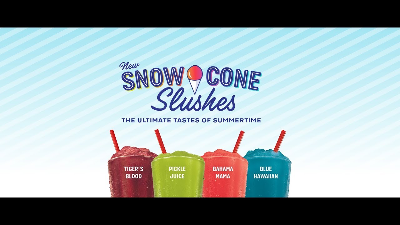 Sonic Drive-In NEW Snow Cone Slushes - TTT - YouTube