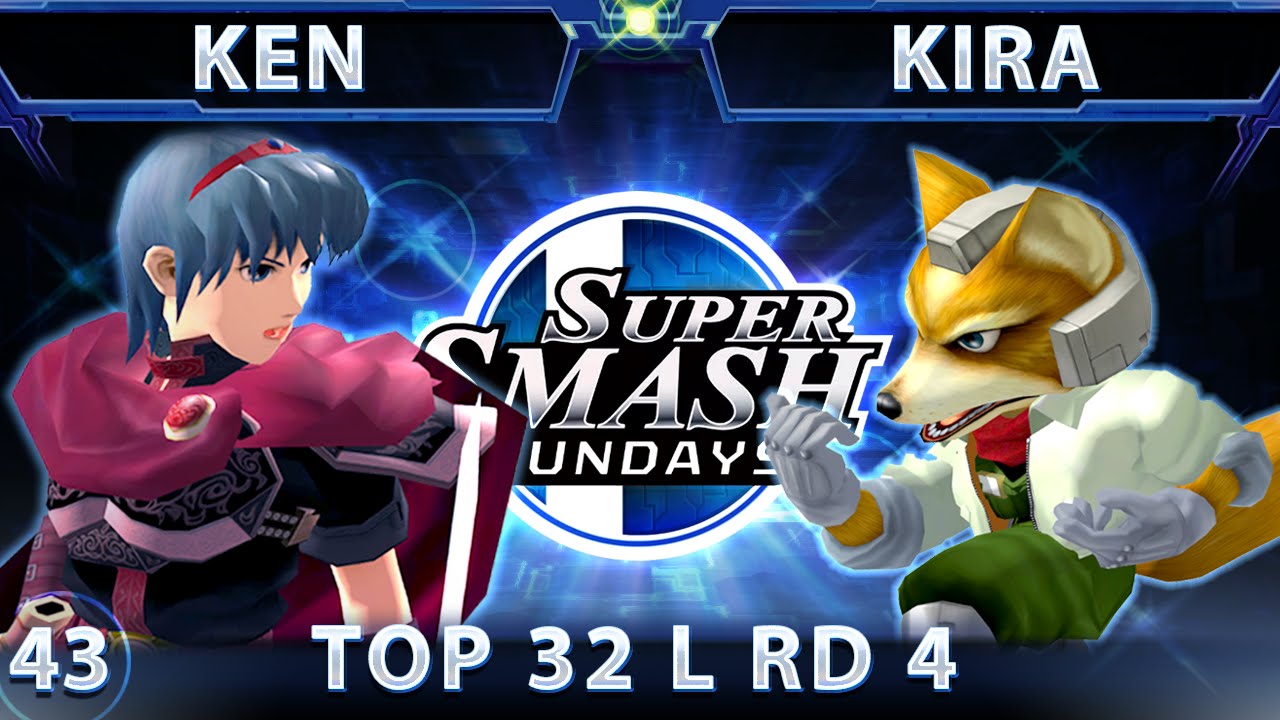 SSS 43 - Liquid Ken (Marth) Vs. SSBM-T Kira (Fox) SSBM Top 32 Losers ...