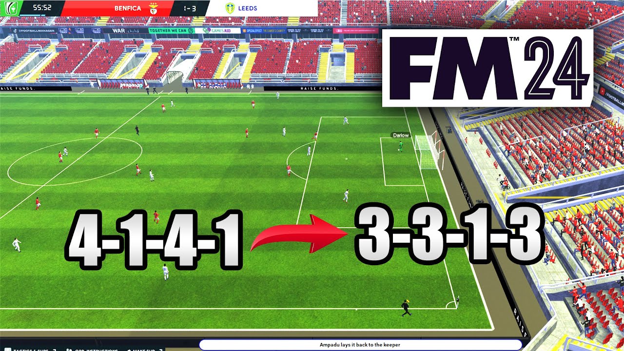 FM24 Positional Play Bielsa s 4 1 4 1 ATTACK FM24 TACTIC YouTube
