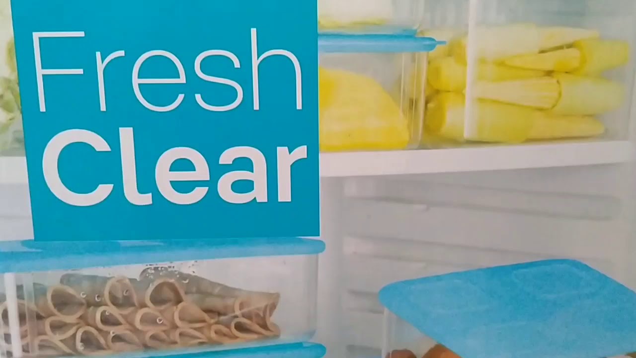 Unboxing Compact fresh clear set Tupperware - YouTube