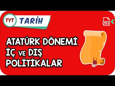 Atatürk Dönemi İç ve Dış Politika | TYT Hızlanış Kampı  #Kamp2021