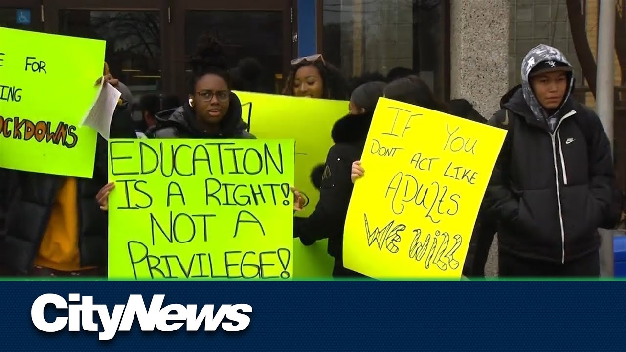 Students walk out Toronto high school citing unsafe learning ...