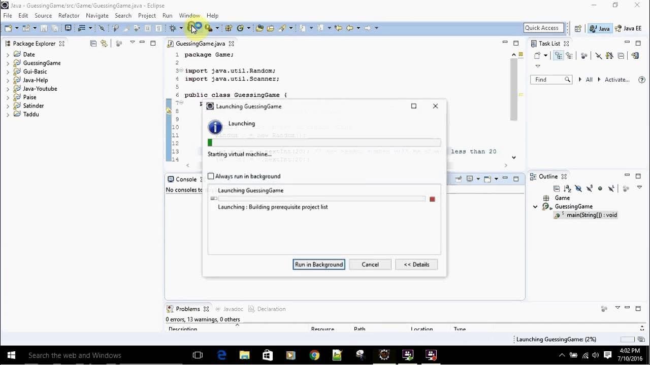 Java-Programming-Addition Game in Java--Part-1 - YouTube
