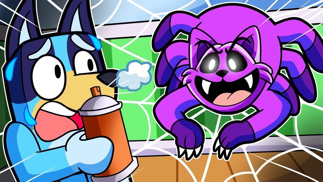 CATNAP is an EVIL SPIDER and EATS BLUEY 😈👾 - YouTube