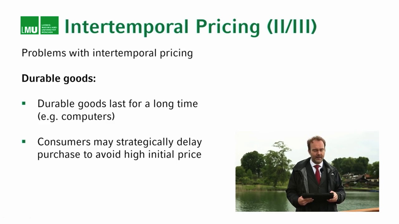 Intertemporal Pricing - Advanced Competitive Strategy - YouTube