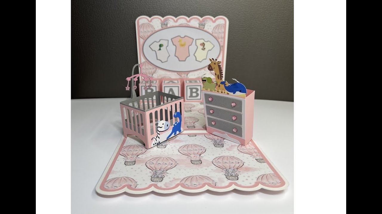Baby Block Pop Up Card - YouTube