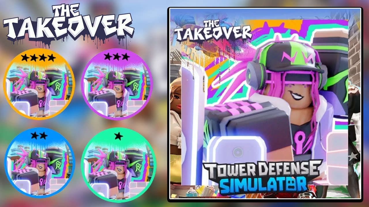 How To Complete ALL TAKEOVER CHALLENGES In Tower Defense Simulator ...