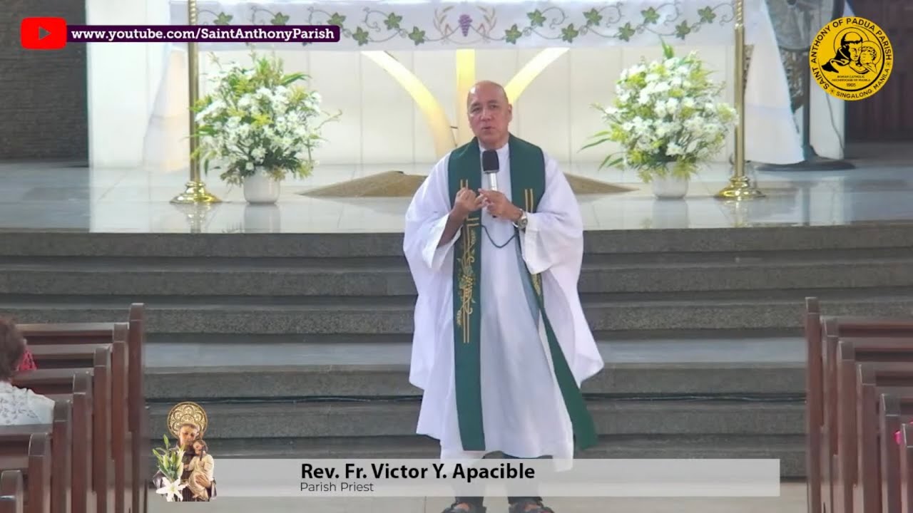Homily of Rev. Fr. Victor Y. Apacible | Feast of the Presentation of ...