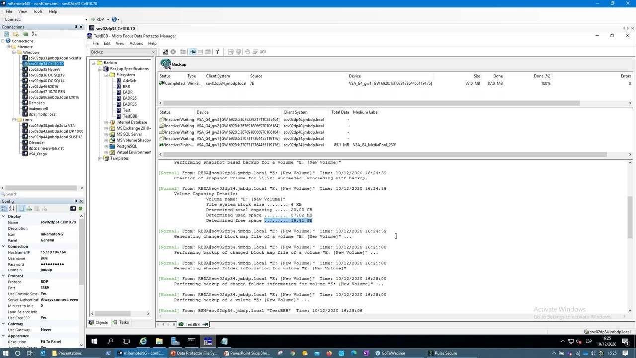 Data Protector Tips & Tricks: Backup de File Systems y Block Based ...