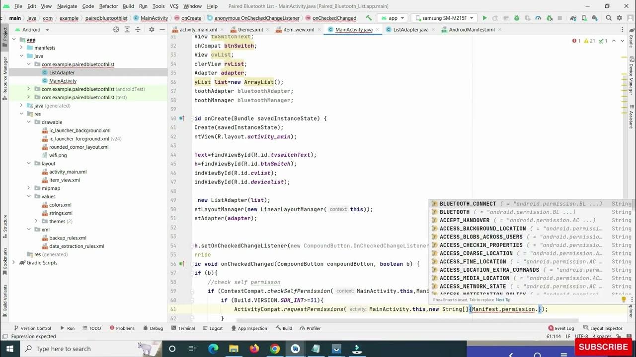 How to get the bluetooth devices as a list in android 12 and below ...